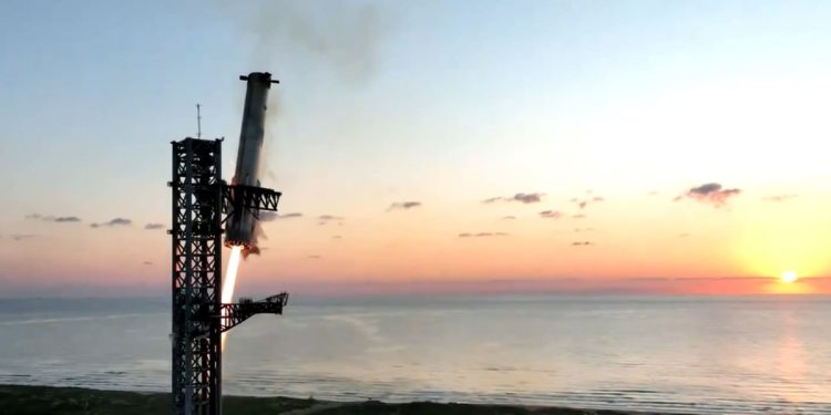 How SpaceX caught the giant rocket booster